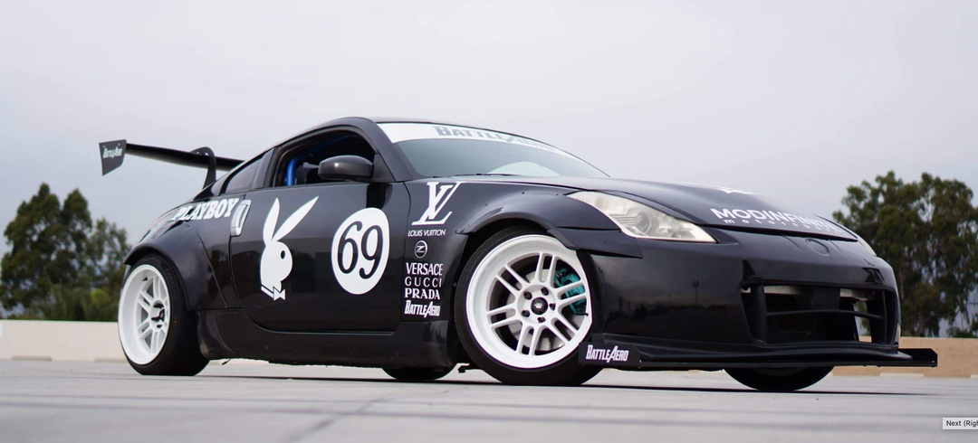 BATTLEAERO NISSAN 350Z WIDE BODY FENDER FLARES 40mm FDFRaceshop